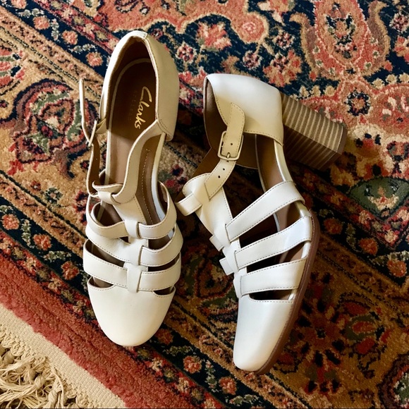 Clarks | Shoes | Clarks Artisan Strappy Heels | Poshmark